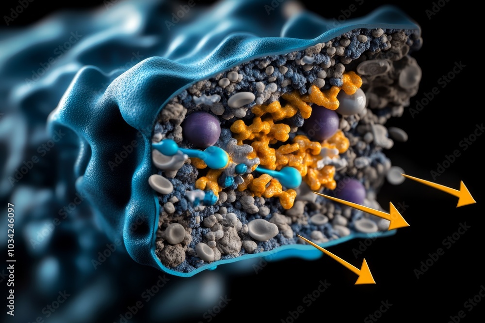 Simplified flowchart of sweat gland function, with arrows showing how ...