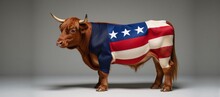 Americana Cow Flag Free Stock Photo - Public Domain Pictures