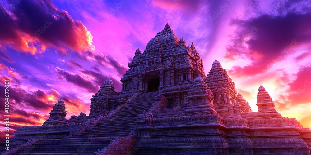 shri Ram Mandir Temple in Ayodhya Stock Photo | Adobe Stock