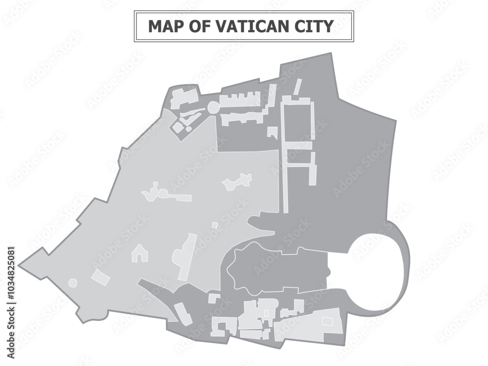 European Country Geography Political map. Political map of country with ...