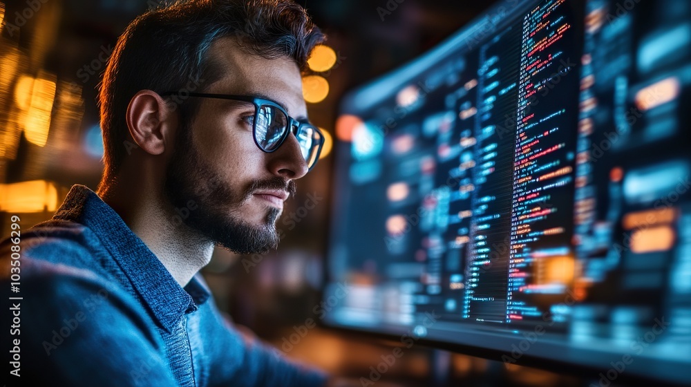 A hacker using ethical hacking tools like Wireshark and Metasploit to ...