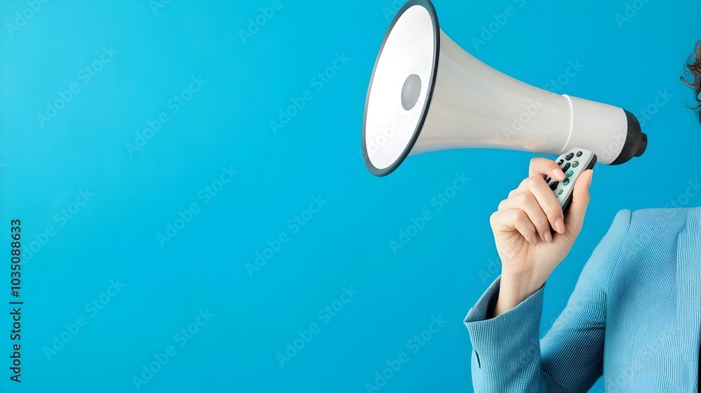 Speaker presenting a proposal pitch, confidently engaging the audience ...