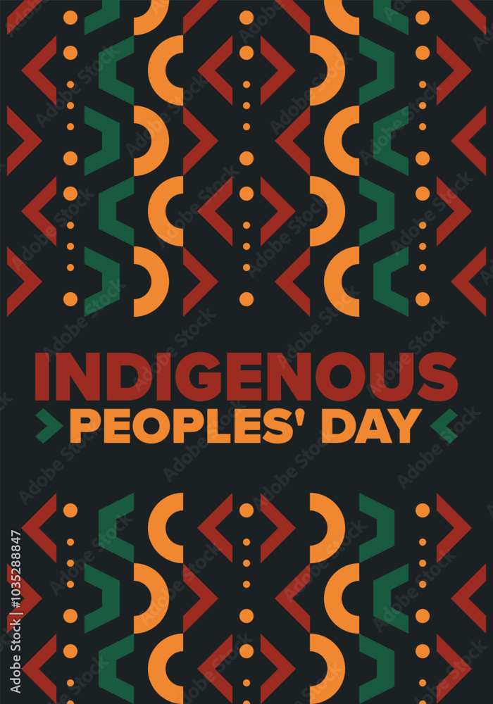 Indigenous Peoples' Day. Native American Day. American Indian culture ...