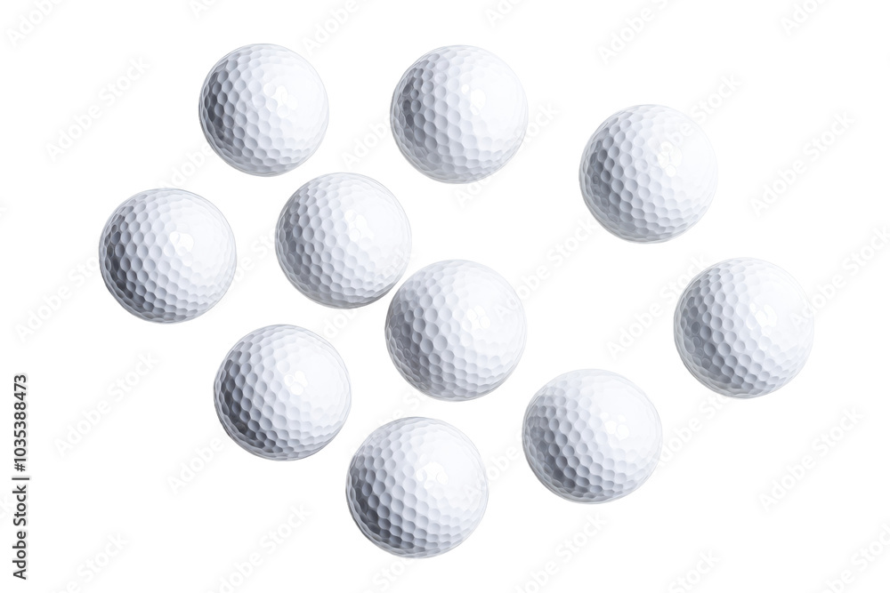 High Visibility Golf Balls in Bright Colors for Easy Tracking During ...