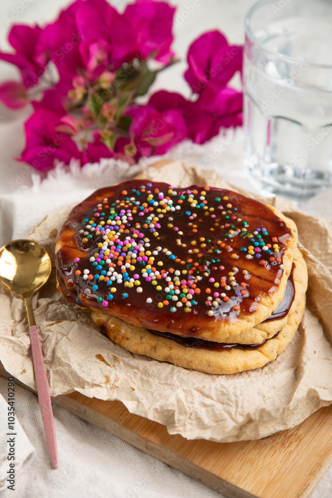 Turron de Dona pepa traditional peruvian dessert peru sweet food Stock ...