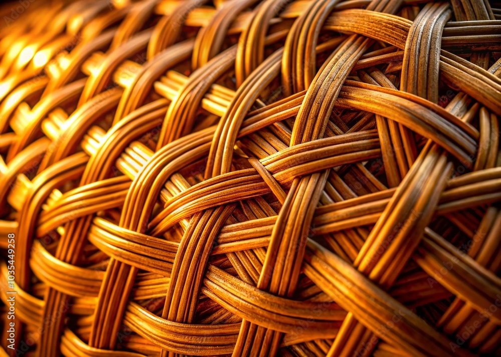 Long Exposure Rattan Knitting Textures in Procedural 3D Modeling for ...