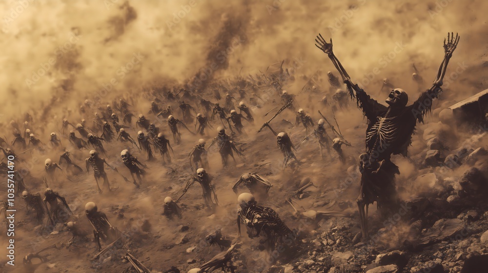 Awakening the Fallen: Ezekiel in the Valley of Dry Bones, a Surreal ...