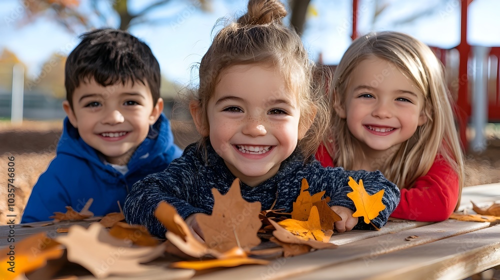 Group of Cheerful Children Playing Various Games and Activities During ...