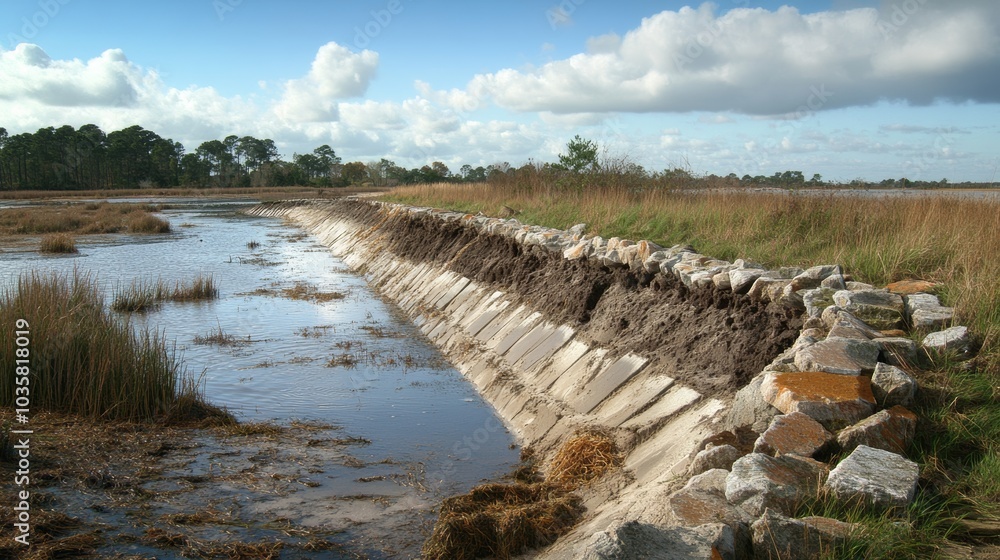 Coastal erosion prevention techniques integrating natural barriers and ...