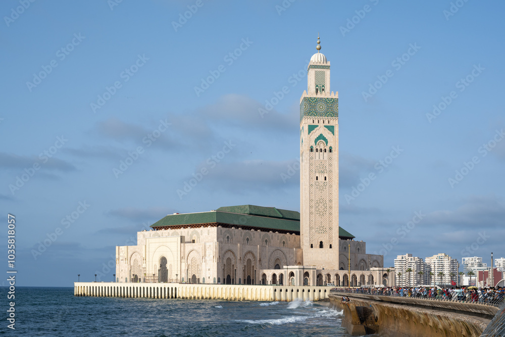 Casablanca, Morocco : The Hassan II mosque, also called the Great ...