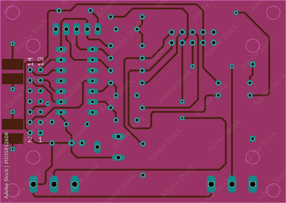 Tracing conductors of printed circuit board of electronic device ...