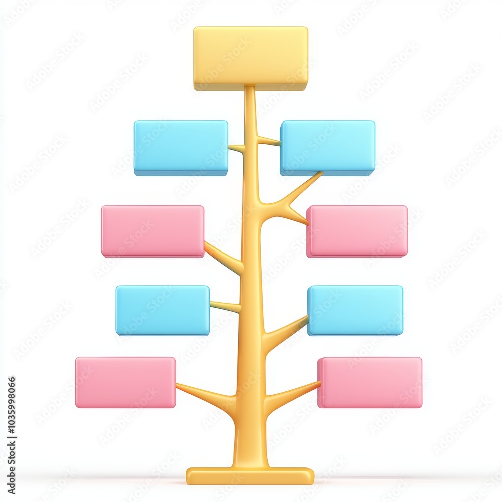 3D Interactive Organizational Structure Chart with Floating Layers and ...