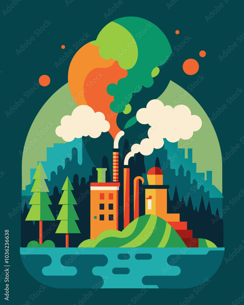 Deforestation driven by industrial activities releases immense amounts ...