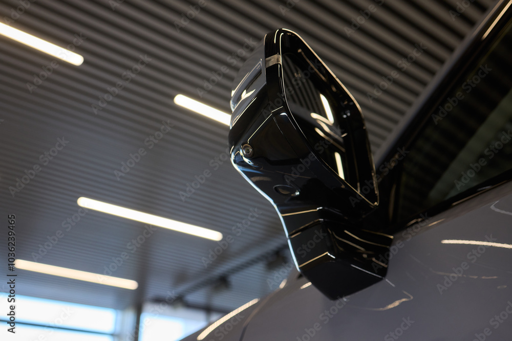 Introducing the modern car side mirror with integrated tech for ...