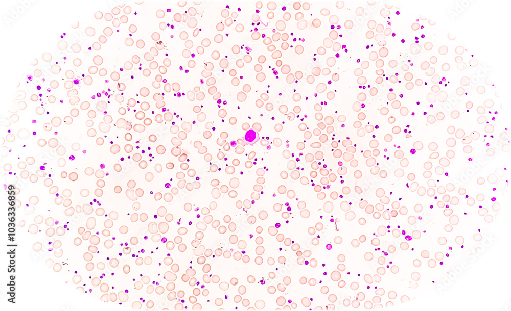 Thrombocytosis blood smear, present abnormal high platelet count ...