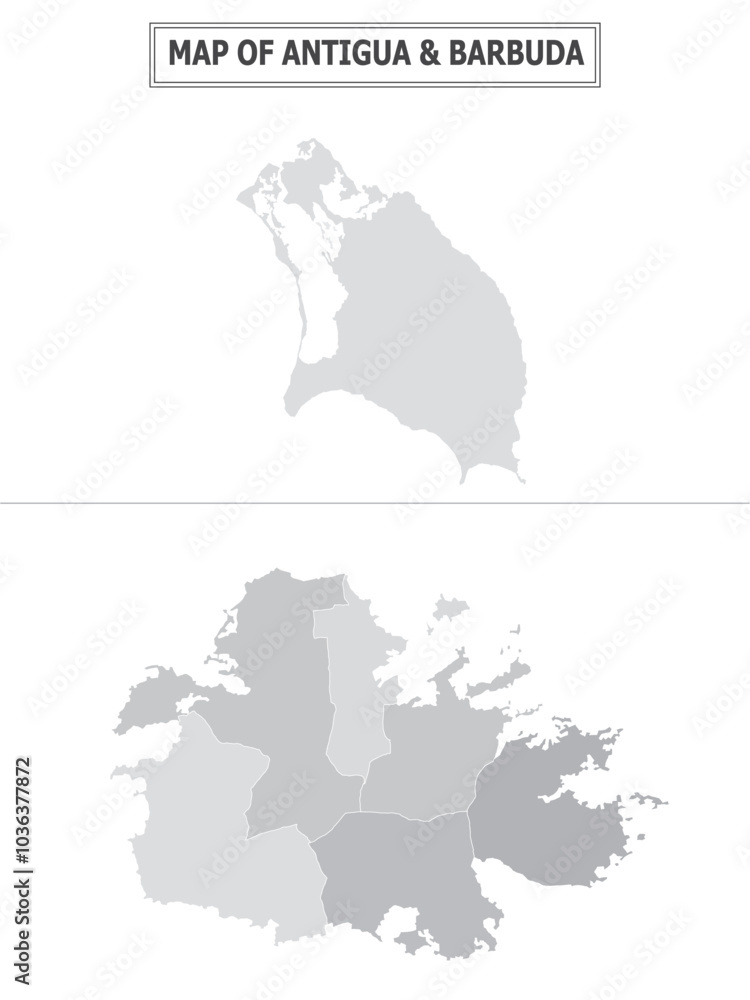 American Countries Geography Political map. Political map of country ...