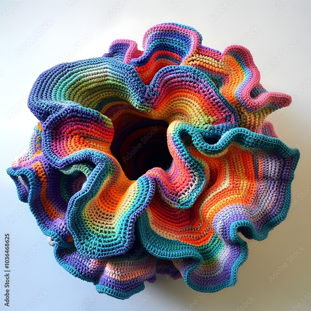 Hyperbolic Crochet Coral Reef Textile Arts Wonderland of Impossible ...