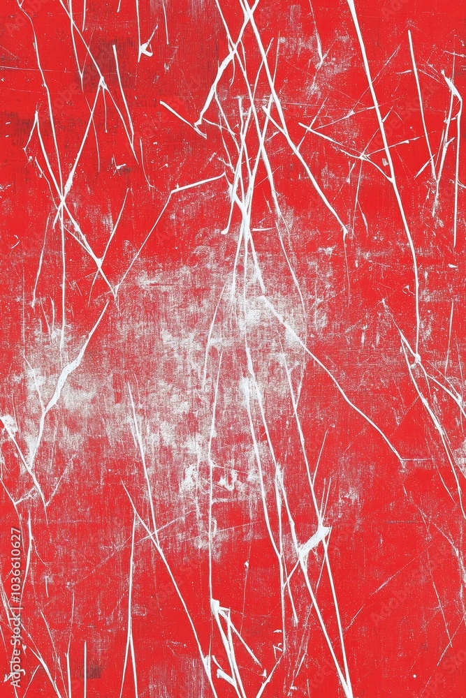 Distressed red overlay with a random tile pattern and gradient ...