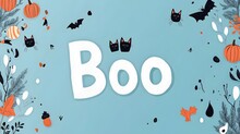Ghost BOO Word Art Free Stock Photo - Public Domain Pictures