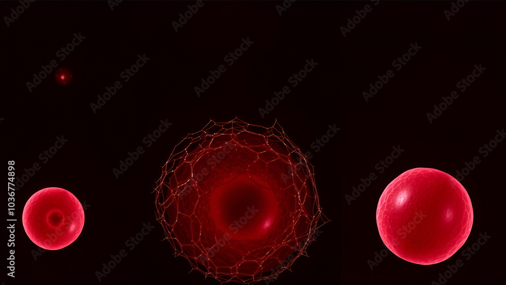 A series of images showing the gradual transformation of a ...