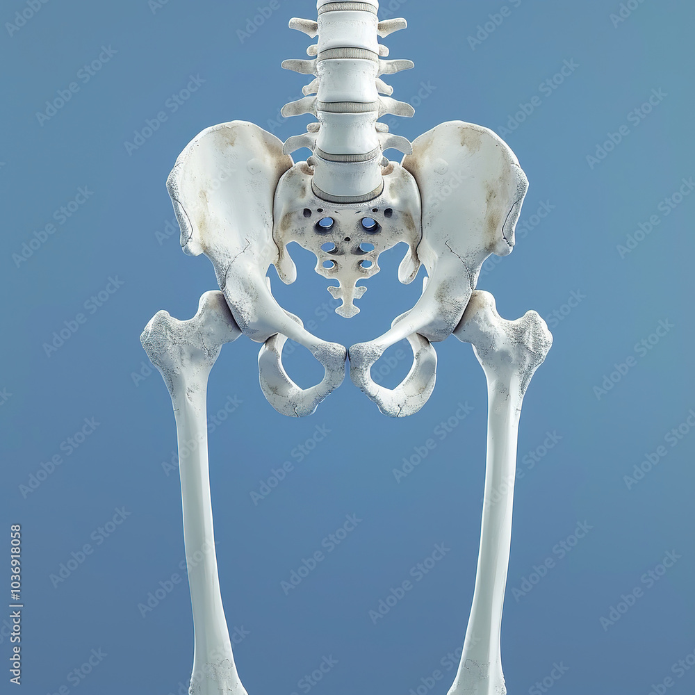 human pelvic bone anatomy Stock Illustration | Adobe Stock