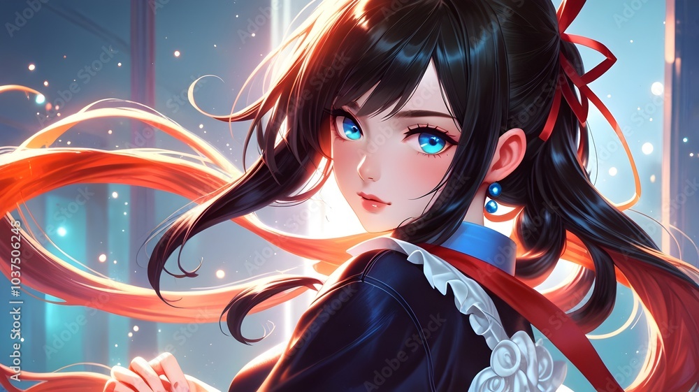 women smilling, smiling women , anime smiling illustrations, smiling ...