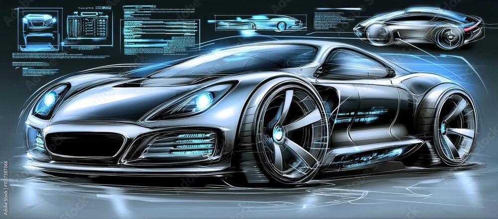 Auto engineer using AI system to design electric cars on holograms ...