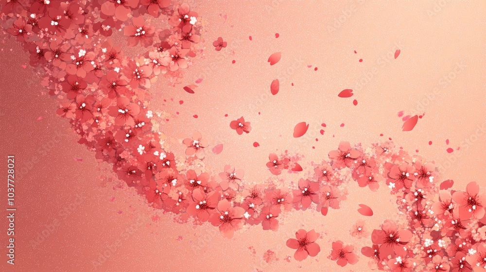 2D cartoon illustration featuring a vertical background with gradated ...