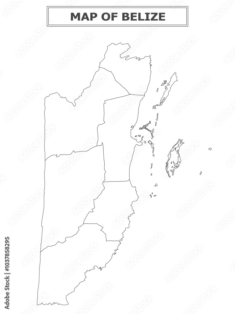 Vector de Stock American Countries Geography Political map. Political ...