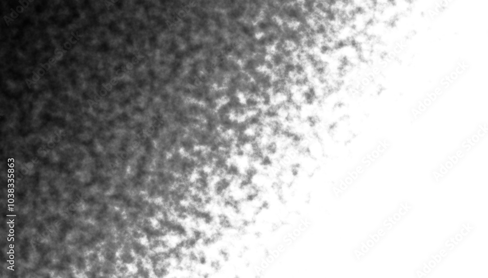 Black noise transparent gradient background. Dust effect with ...