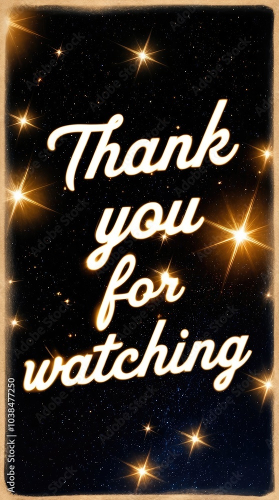 Vintage paper border with a starry night sky background and a white ...