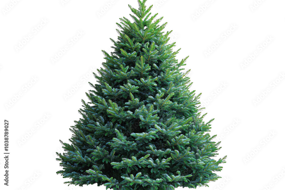 Black Balsam Fir Christmas tree isolated on transparent background, png ...