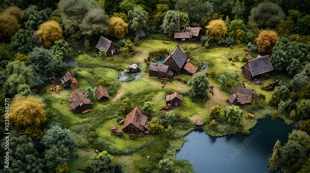 DnD Battlemap Shadowy Lair Battlemap Mysterious and Dark Terrain. Stock ...