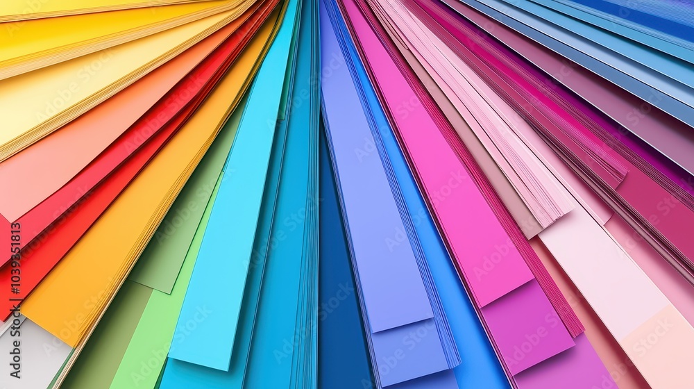 AI classifying colors in a digital photo, separating and categorizing ...