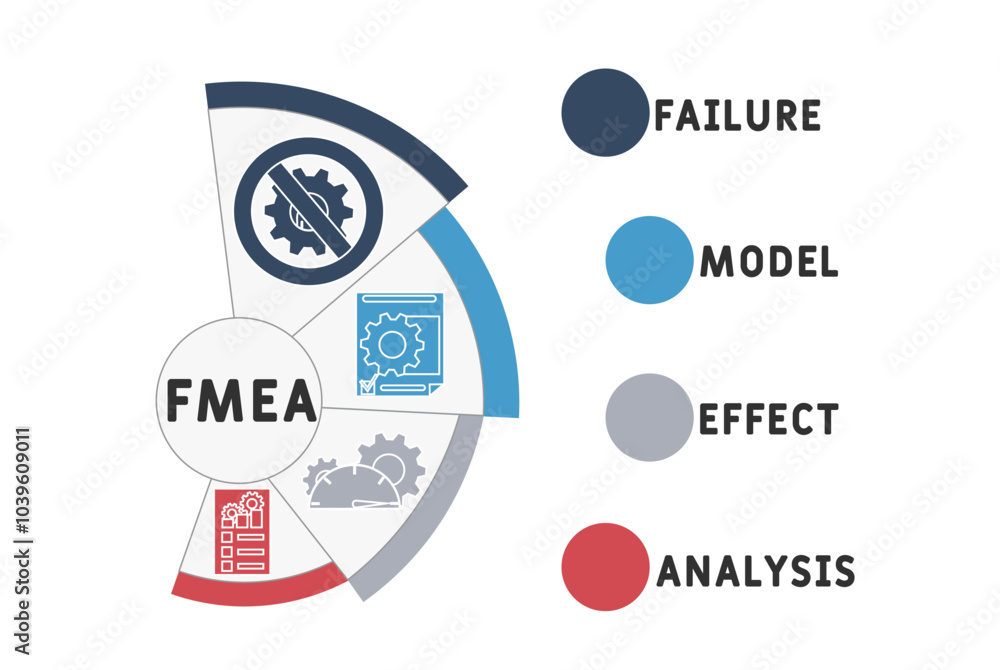 FMEA - Failure Model Effect Analysis acronym. business concept ...