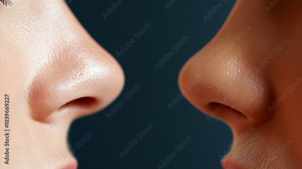 Time-lapse video of rhinoplasty recovery, capturing swelling reduction ...