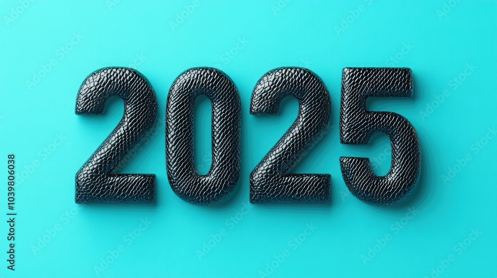 Snake Skin Numbers Symbolizing New Year 2025 in the Year of the Snake ...