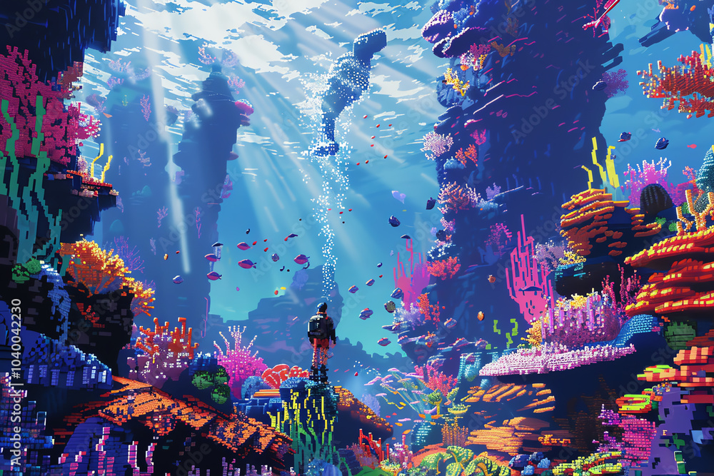 Capture the secret agent navigating a mesmerizing underwater world in ...