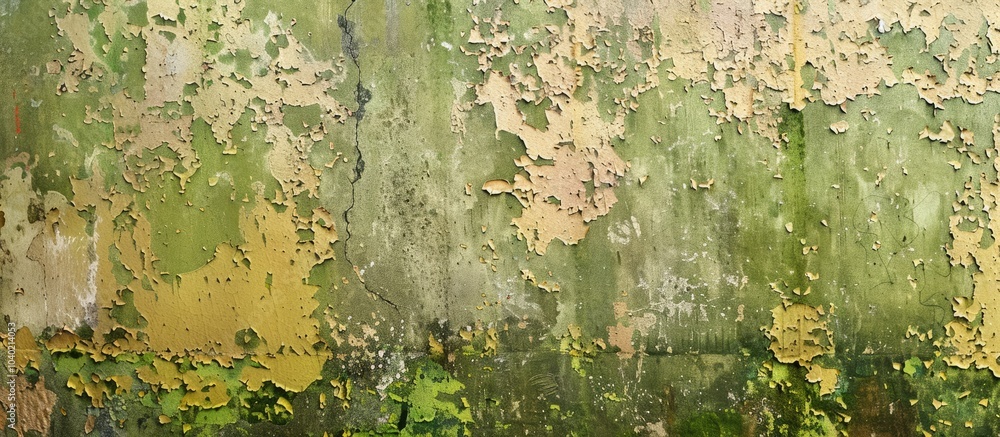 Wall texture with mold spots moss damaged paint layers and grunge ...