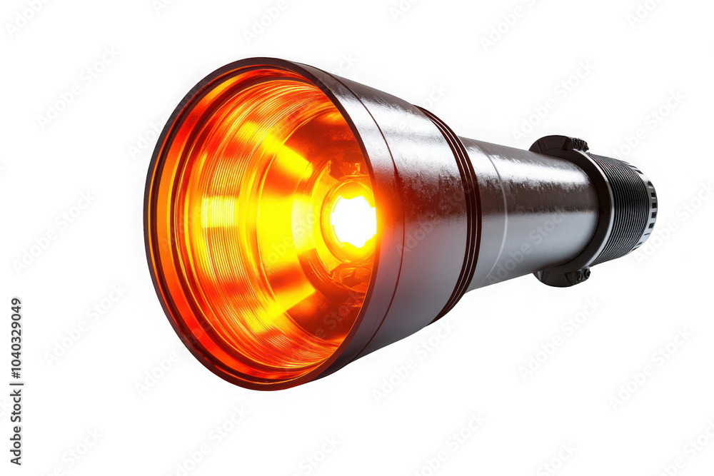 Orange Spotlight isolated on transparent background, png file, no ...