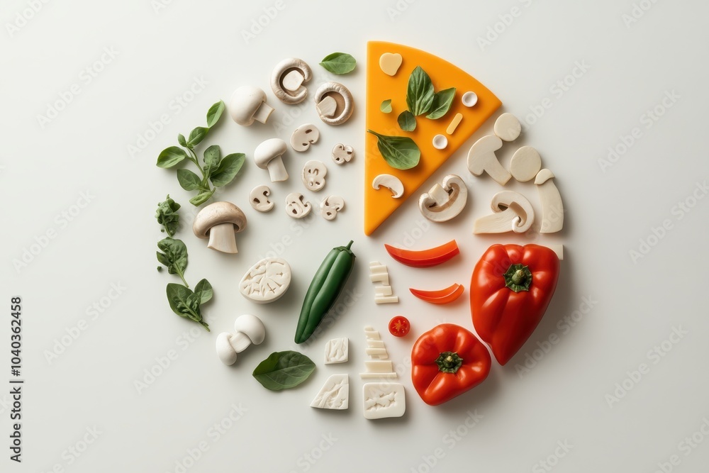 Cartoon Diagram of the Pizza Making Process Stock Illustration | Adobe ...