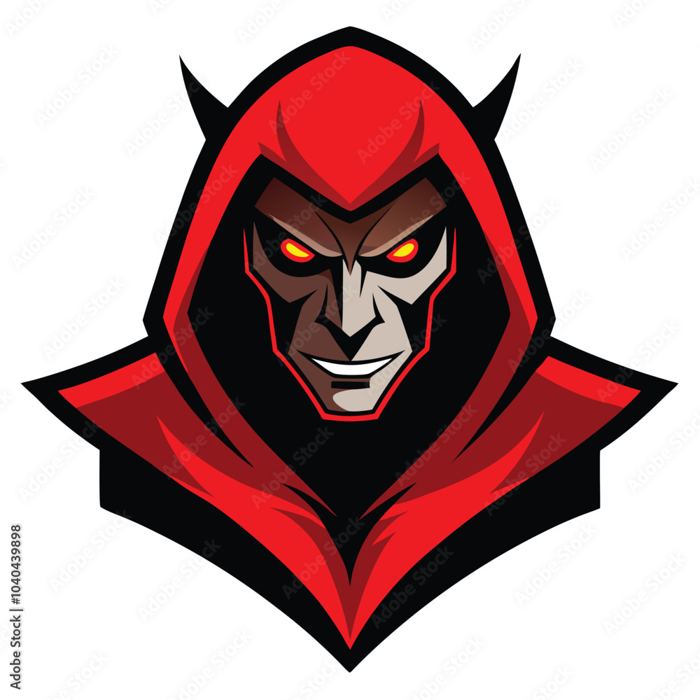 Assassin Head Gaming Mascot Logo Vector – Fierce Esports Avatar ...