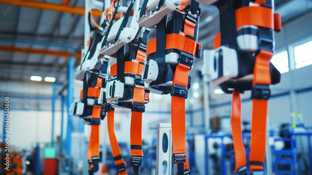Robotic exoskeletons assisting workers in heavy industrial environments ...