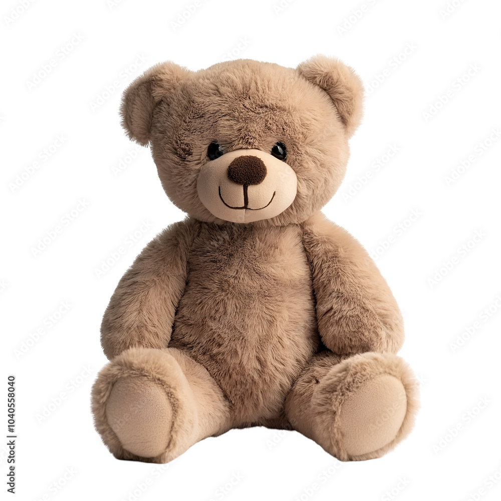 Classic teddy bear isolated over a transparent background, Graphic ...