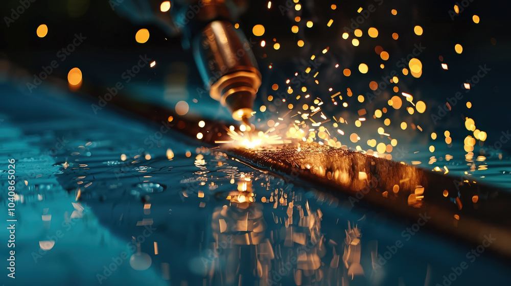 Underwater welding creates mesmerizing display of sparks and droplets ...