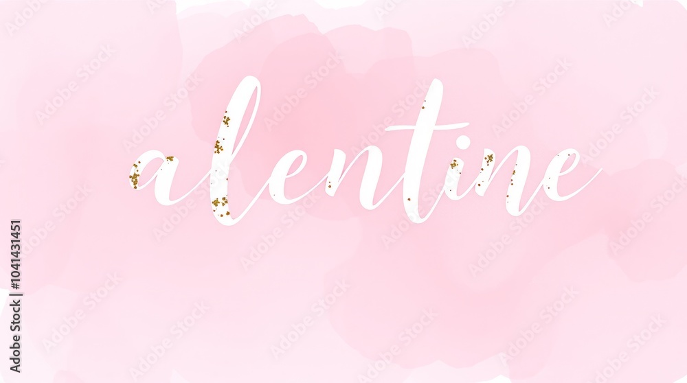 Elegant cursive text, "Acutine" typography, soft pink watercolor ...