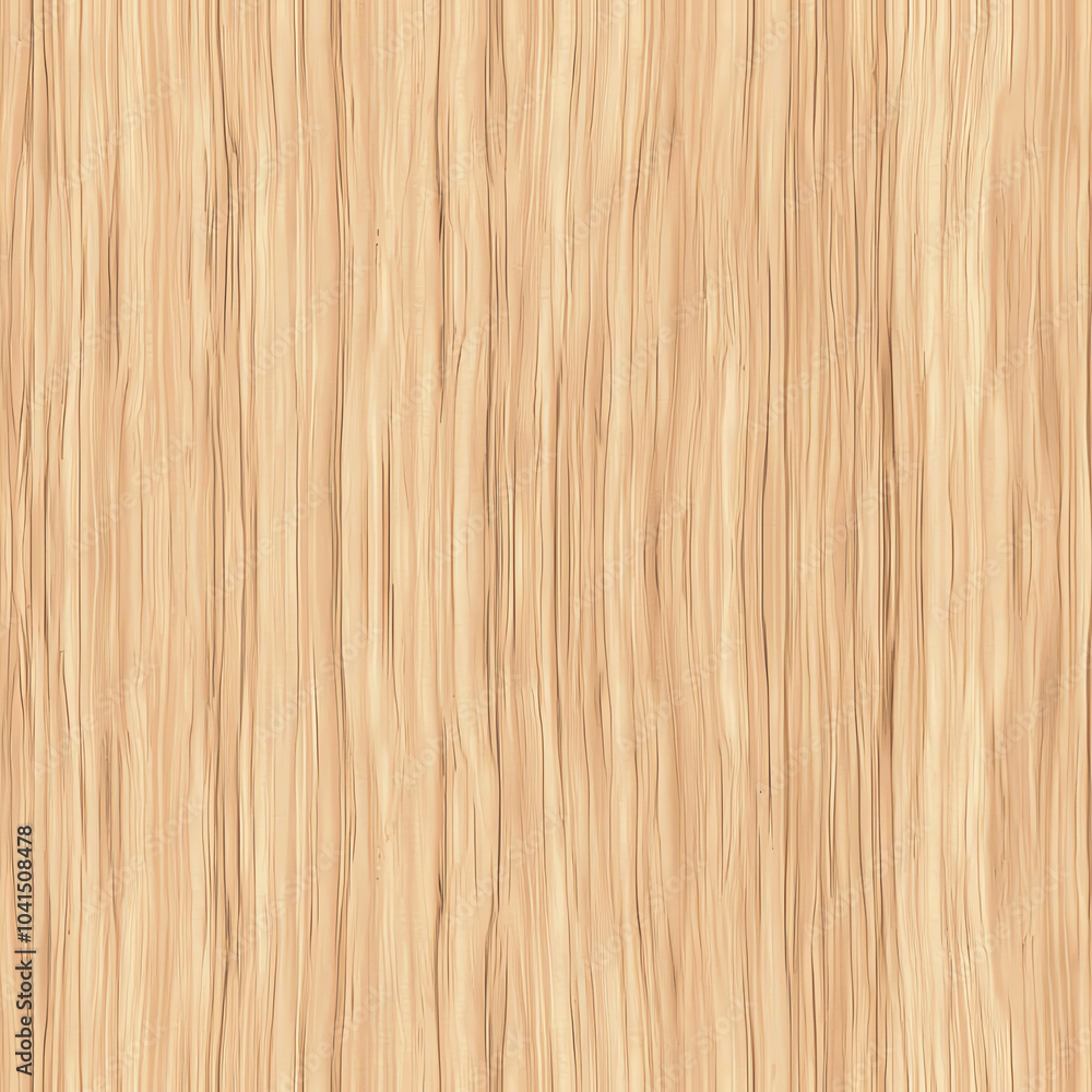 Seamless realistic pattern of perfect hickory wood texture, cream to dark red-brown color for ...