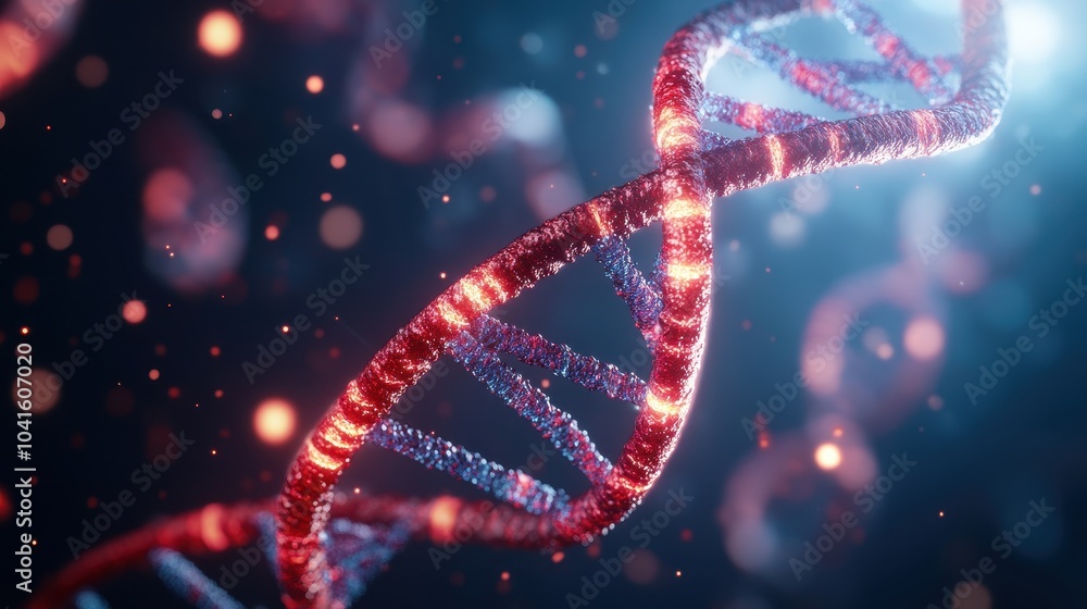 Detailed imagery of a cell undergoing DNA replication before division ...