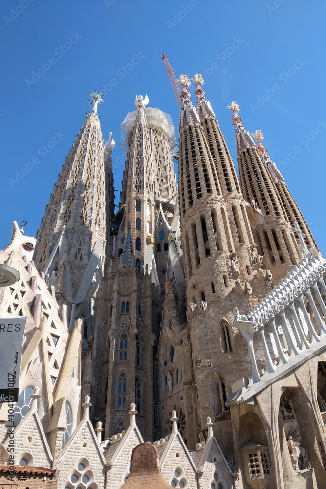 Barcelona, Spain, October 1, 2024: Majestic Architecture of Sagrada ...