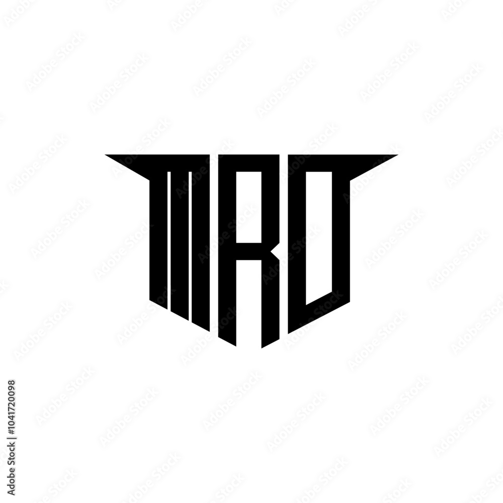 MRD letter logo design with white background in illustrator, vector ...